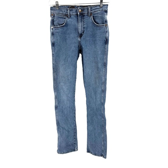 Wrangler | Jeans | Wrangler Retro Mens Green Faded Indigo Slim Straight ...